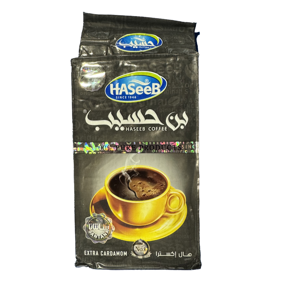 Haseeb Coffee With Extra Cardamom 500g Pack – Sahara Specialty Foods