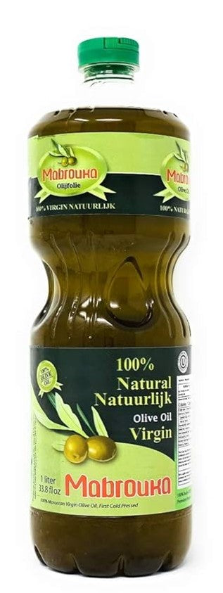 Mabrouka Virgin Olive Oil 100 Percent Natural 1 L – Sahara Specialty Foods